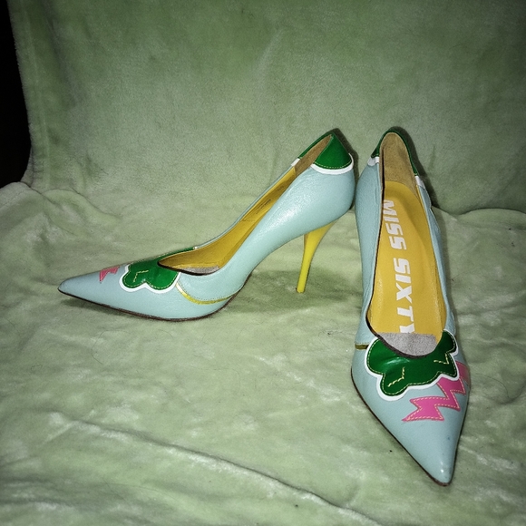 Miss Sixty | Shoes | Miss Sixty Graphic Thunder Pastel Green Vintage ...